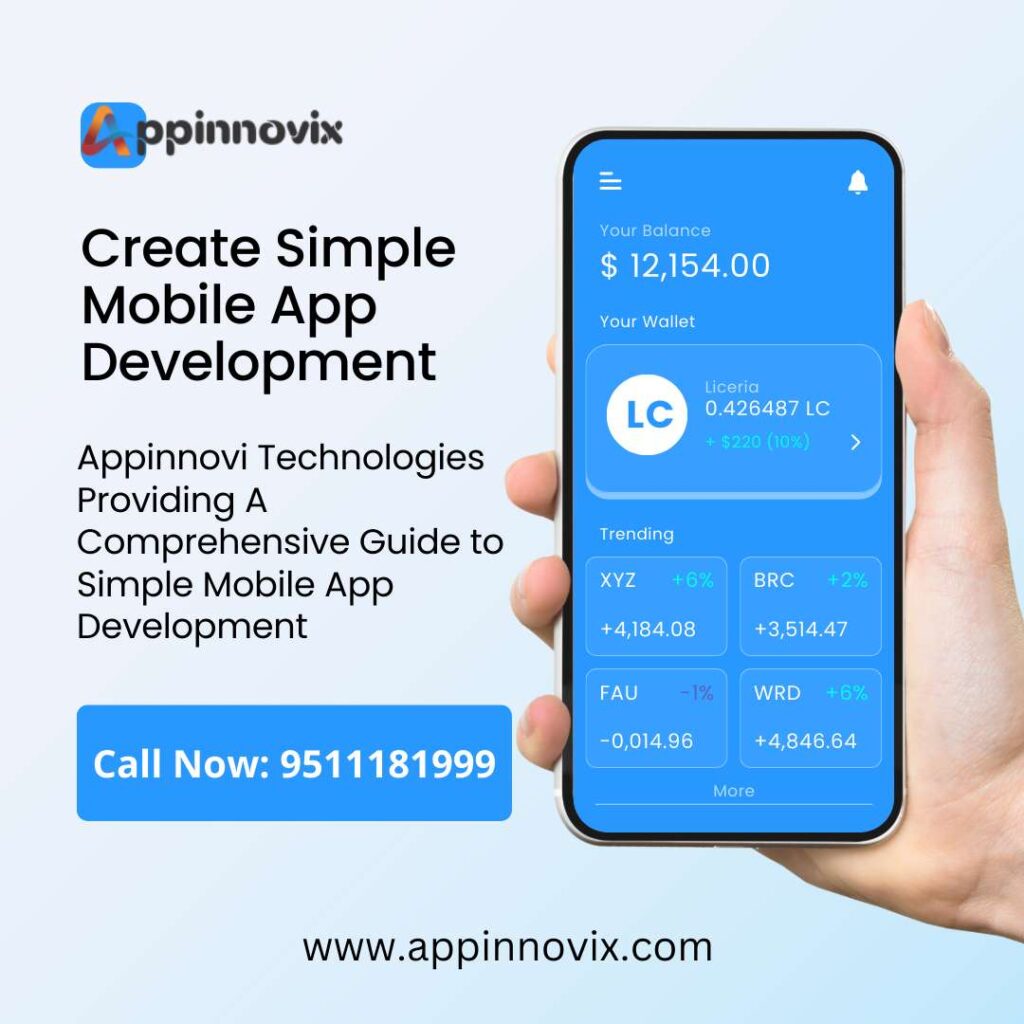 Simple Mobile App Development Process | Appinnovix